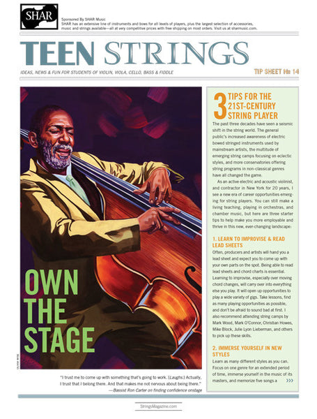 Teen Strings Tip Sheet #14: 3 Tips for the 21st Century String Player – Strings Magazine