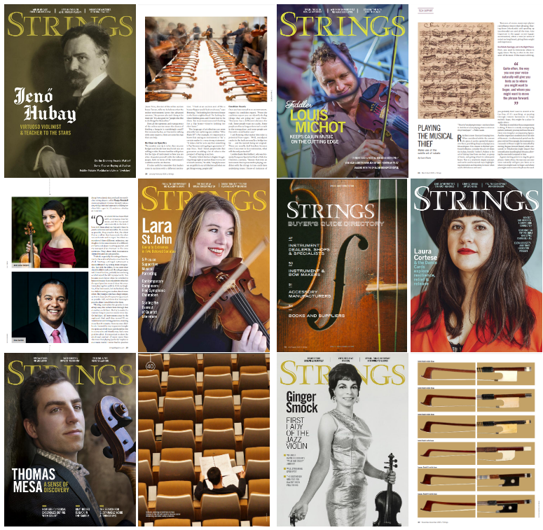 Digital Archives – Strings Magazine